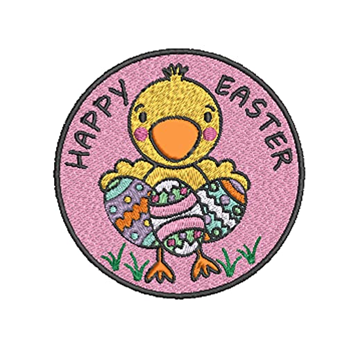 Amazon.com: Happy Easter Patch Chicken Baby Chick Birds Animals ...
