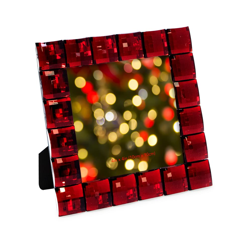 Amazon.com - Isaac Jacobs Decorative Sparkling Jewel Picture Frame ...