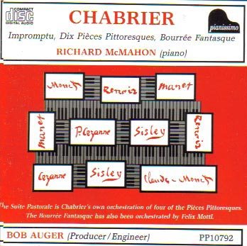 Emmanuel Chabrier, Richard McMahon - Richard McMahon plays Chabrier ...