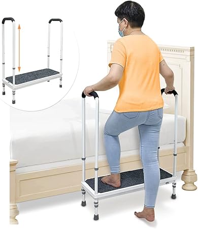 Step Stool with Handle for Elderly Medical Step Stools Seniors Handicap ...
