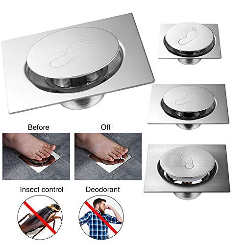 Buy MLD Perfect 6" X 6" Stainless Steel Popup Floor Drain Jali,Floor ...