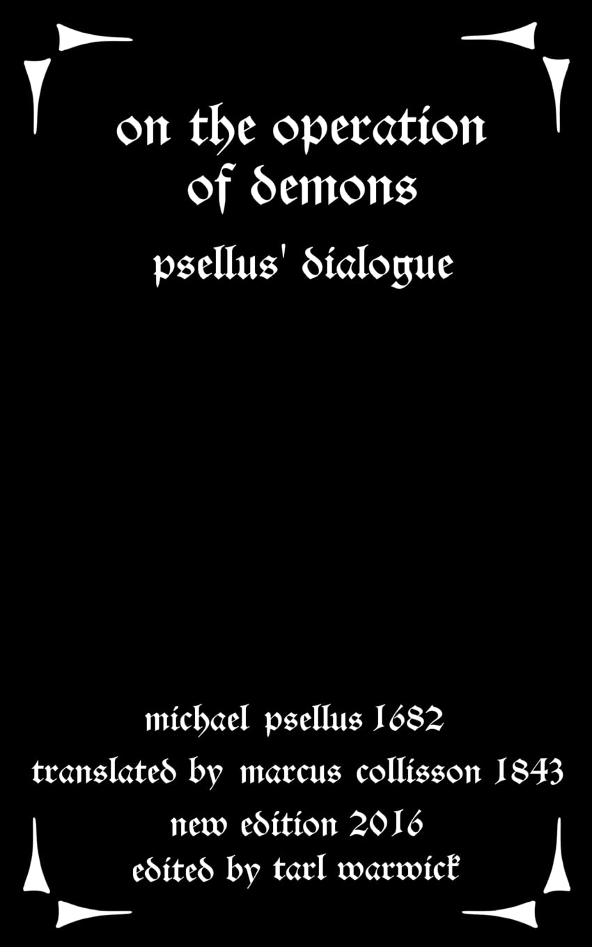 Amazon.com: On the Operation of Demons: Psellus' Dialogue ...