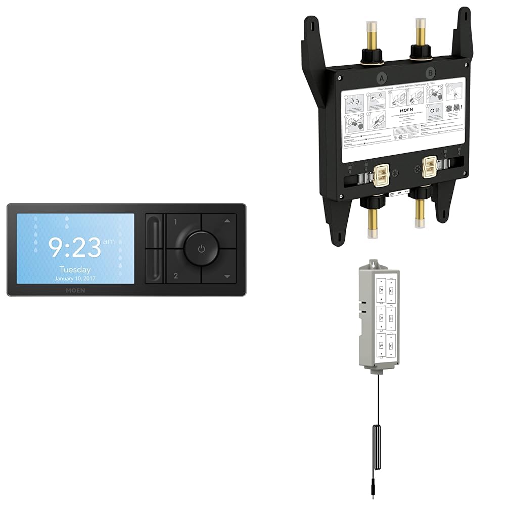 Amazon.com: Moen TS3302BL U by Moen Digital Shower Controller with ...