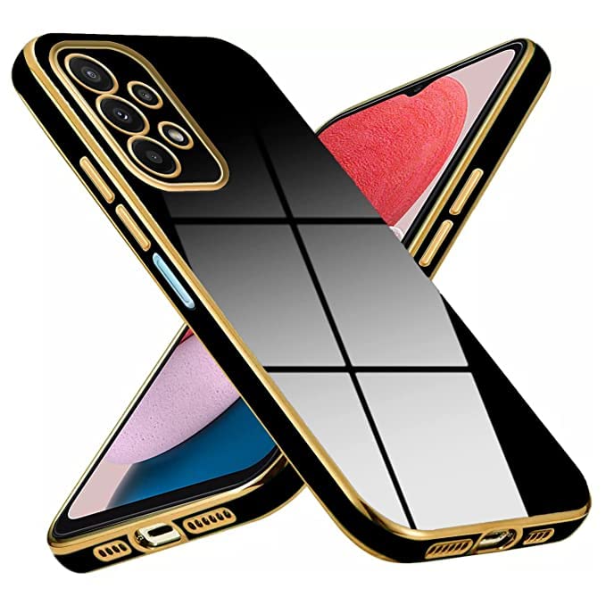 ALFA URBAN 6D Chrome Back Cover Case for Samsung A13 4G | (Gold Plated ...