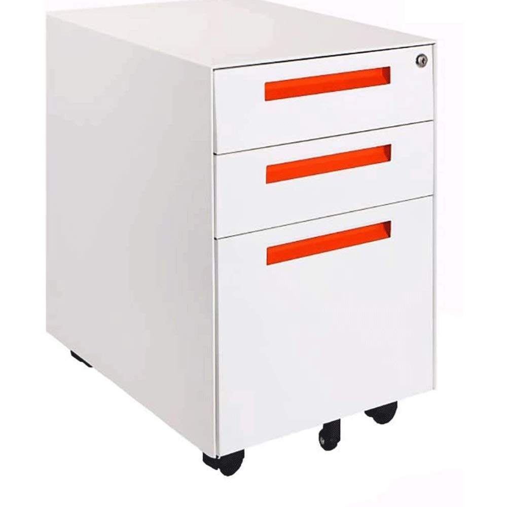 Buy Home Office Desktop File Storage Box File Cabinet White 3 Drawer ...