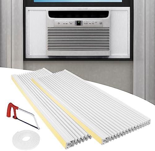 Memrita Window AC Side Panels for Window AC Units,Fits Up to 17" H x 10 ...