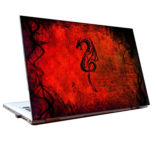 Tamatina Laptop Skins 39.62cm (15.6 inch) - Dragon - Red - HD Quality ...