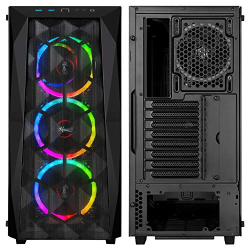 Rosewill ATX Mid Tower Gaming PC Computer Case with Tempered Glass ...