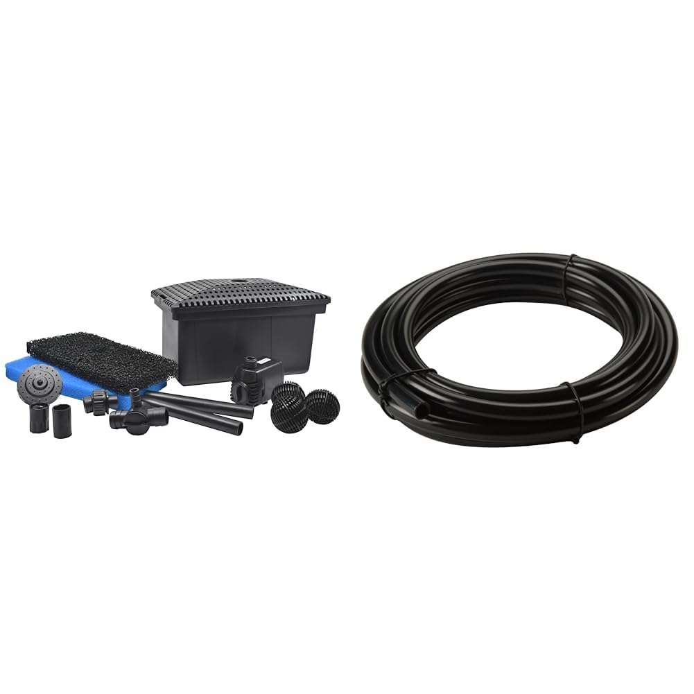 Amazon.com : POND BOSS Filter Kit with Pump, 1 pack & Vinyl Tubing, 1/2 ...