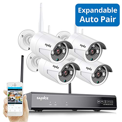 Wireless Security Camera System, Strong Signal Version, SANNCE 1080P ...