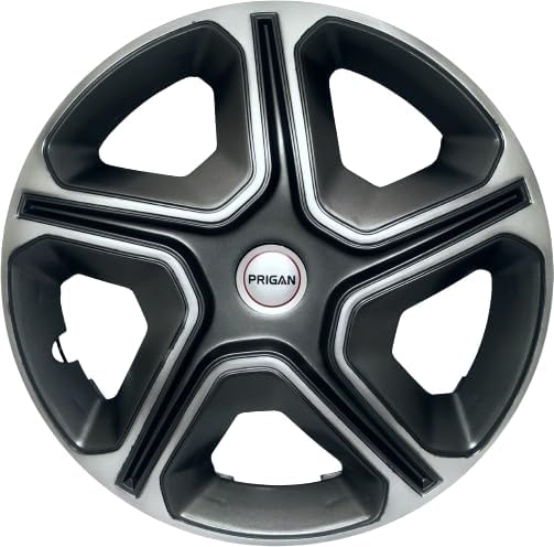 PRIGAN Tata Punch Black Silver Wheel Cover 15" for TATA Punch (Set of 4 ...