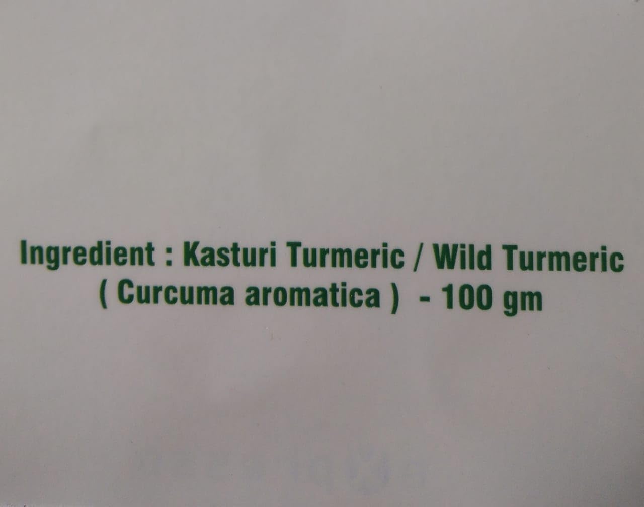 Kerala Naturals Cúrcuma salvaje – Kasthuri Manjal para piel brillante ...