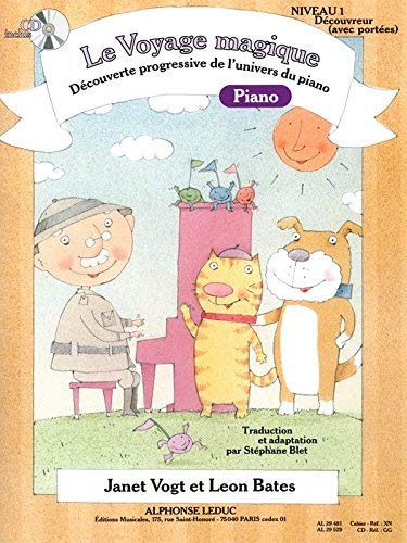 Amazon.fr - Le voyage magique piano niveau 1 (avec portées) (+ 1 cd ...