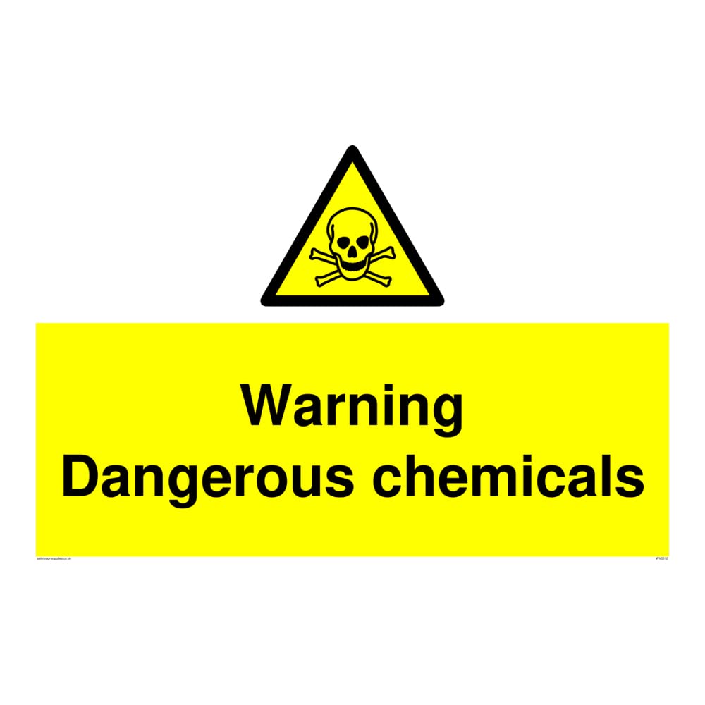Warning Dangerous chemicals sign – BigaMart