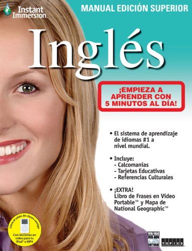 Amazon.co.jp: Instant Immersion Ingles Workbook - Deluxe Edition (English and Spanish Edition) : 本