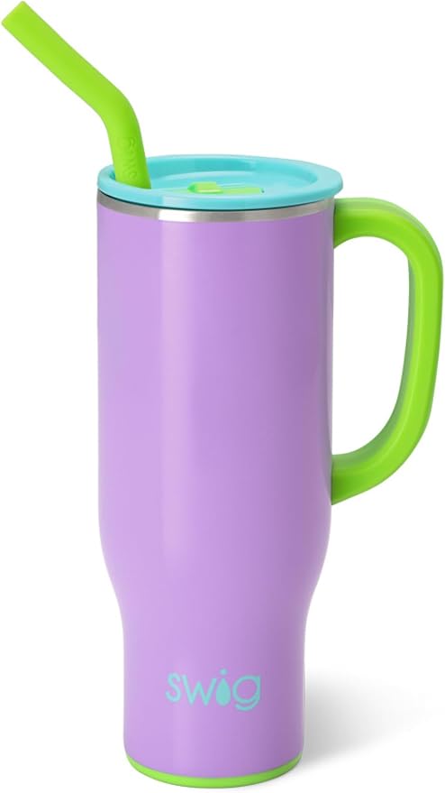 Amazon.com | Swig Life 30oz Mega Mug, 30 oz Tumbler with Handle and ...