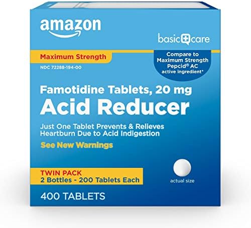 Amazon.com: Pepcid AC Maximum Strength Heartburn Relief Tablets ...