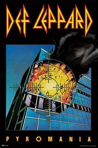 Amazon.com: Def Leppard Pyromania Album Cover Heavy Metal Music ...