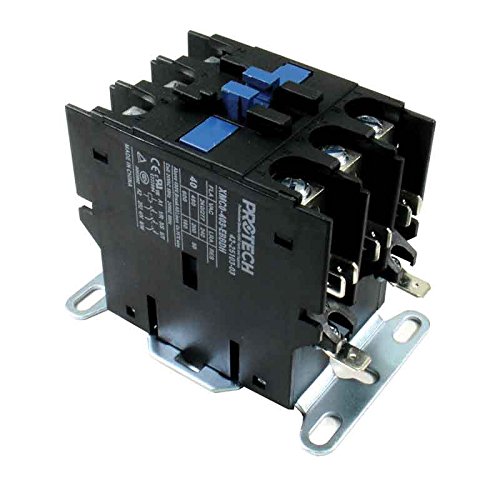 Amazon.com: Rheem 42-25103-03 - 40A 3-Pole Contactor 24V Control ...