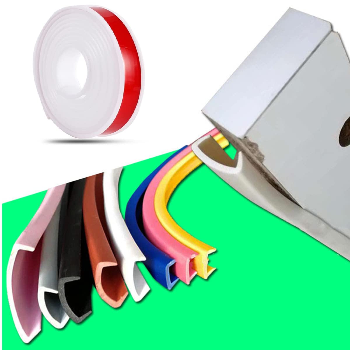 Furniture Banding U-Shaped TPE Edge Guard Strips, Wooden Board Edging ...