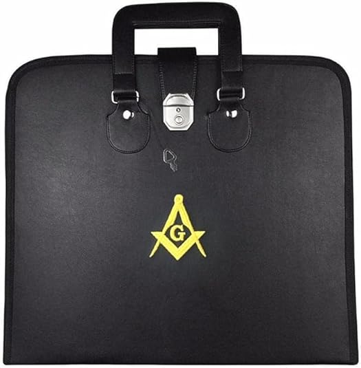 RAMNA Masonic Master Mason Apron Case - Blue Lodge - Square Compass ...