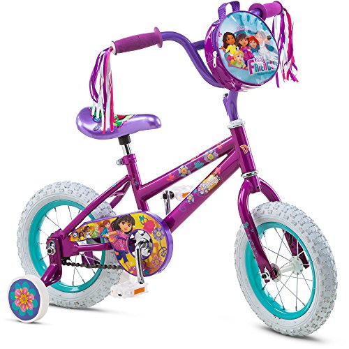 Dora Girls Majenta Bicycle, 12", Purple – BrickSeek