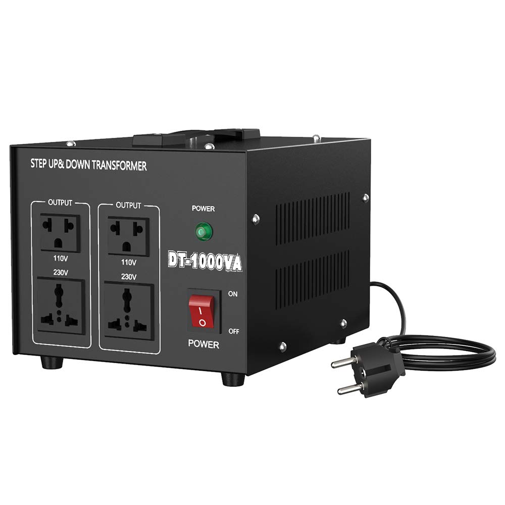 Buy Anbull DT- 1000 VA Voltage Converter Ring Core Transformer 110V ...