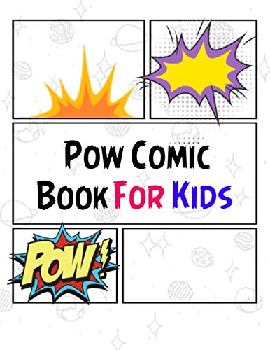 Pow Comic Book For Kids: Create Your Own Hero Adventures Template ...
