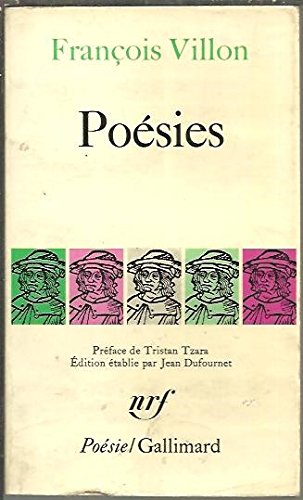 Amazon.com: POESIES: Francois. Villon: Books