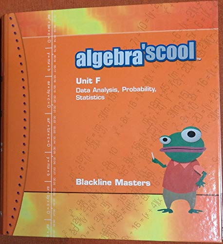 Algebra'scool Unit F Data Analysis, Probability, Statistics - Blackline ...