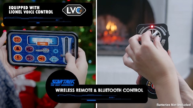 Lionel Star Trek Electric O Gauge Model Train Set w/Remote and ...