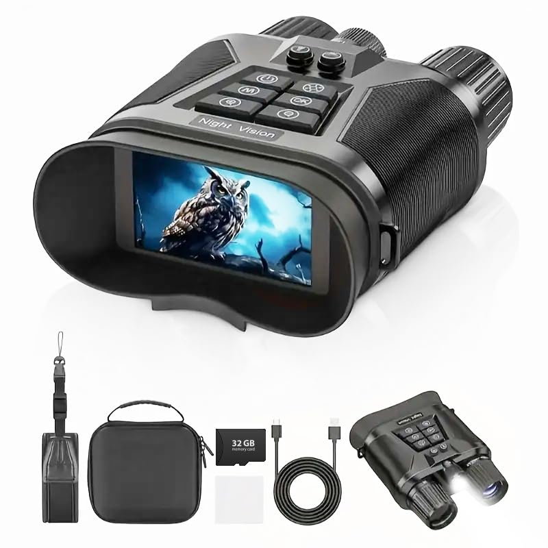 Amazon: 4K Night Vision Goggles, 5000mAh Full-Color Binoculars with 8X ...
