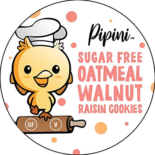 Amazon.com : Pipini Gluten Free Oatmeal Walnut Raisin Cookies – 8 ...