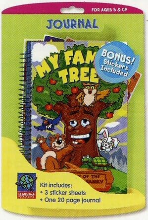 Amazon.com: My Family Tree Child's 24-Page Journal with BONUS Stickers ...