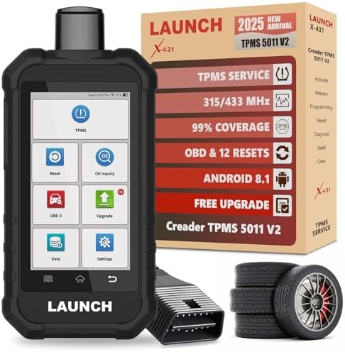 Amazon.com: LAUNCH X431 Creader TPMS 5011 V2 Tire Pressure Monitoring ...