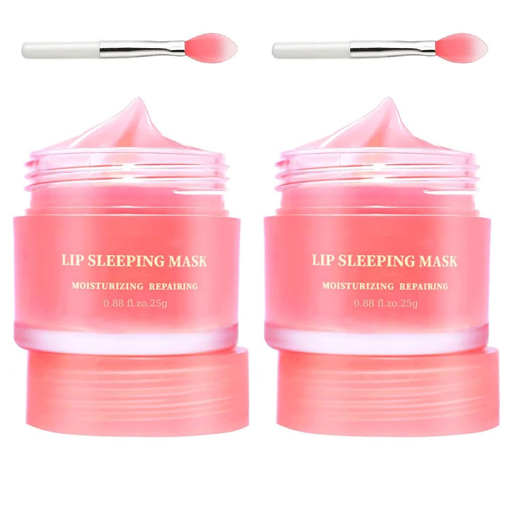 Amazon.com : 2PcsLip Sleeping Mask: Nourish, Hydrate, Vitamin C ...
