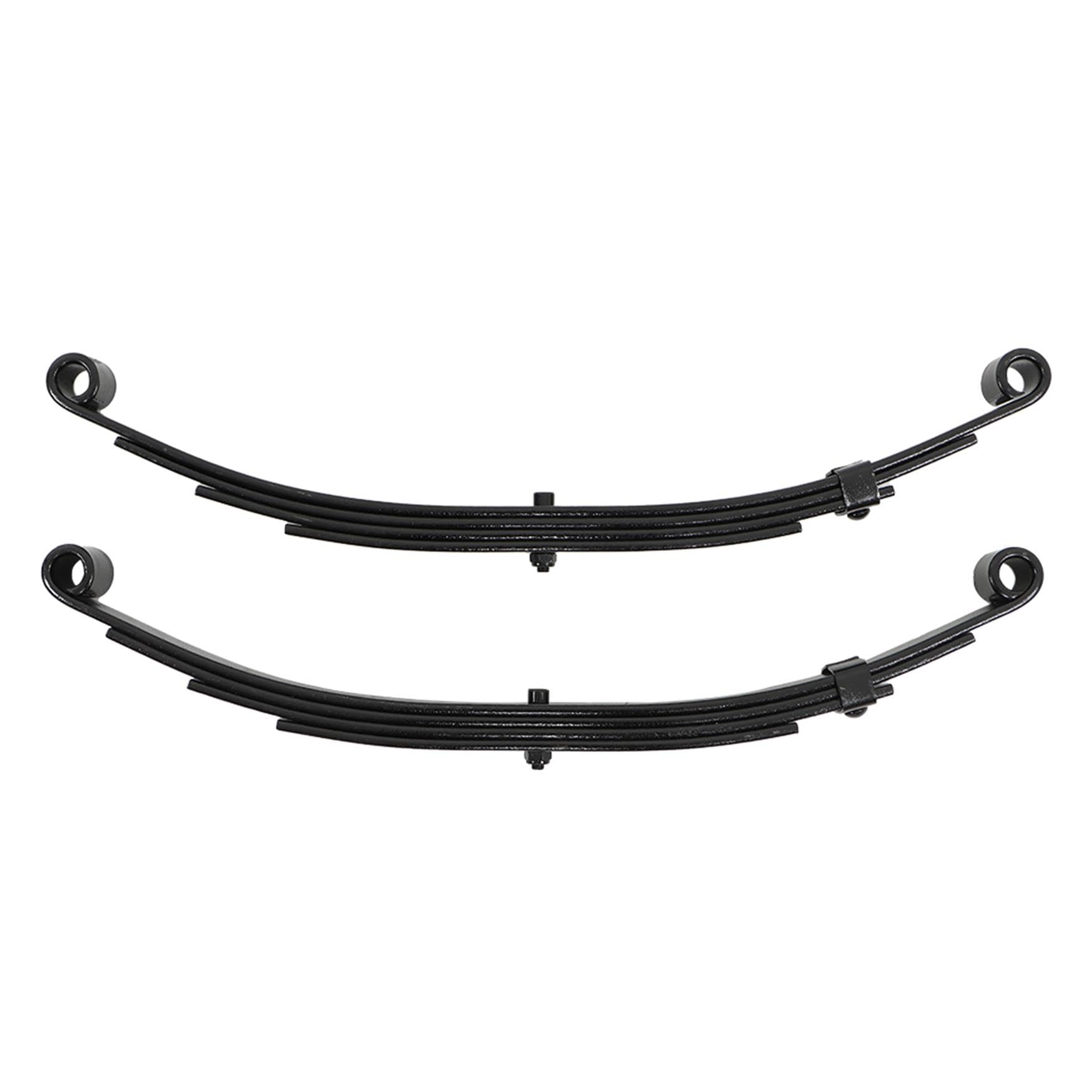 Leaf Springs Pair Trailer Leaf Spring 4 Leaf Double Eye 1750lbs For ...