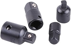 Socket Reducer Set 1/2, 3/8, 1/4 - Chrome Steel - 4pcs Sockets ...