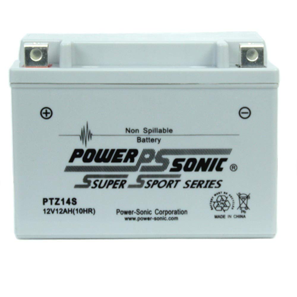 Amazon.com: PTZ14S 12V 12AH 140 CCA SLA Power Sport Battery : Automotive