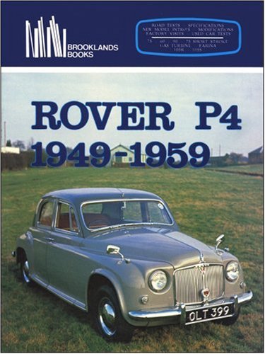 Rover Road Test Book: Rover P4 1949 - 1959: Amazon.co.uk: Clarke, R. M ...