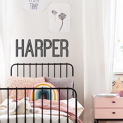 Amazon.com: Block Font Name Sign by Panhandle Mercantile | Above Crib ...