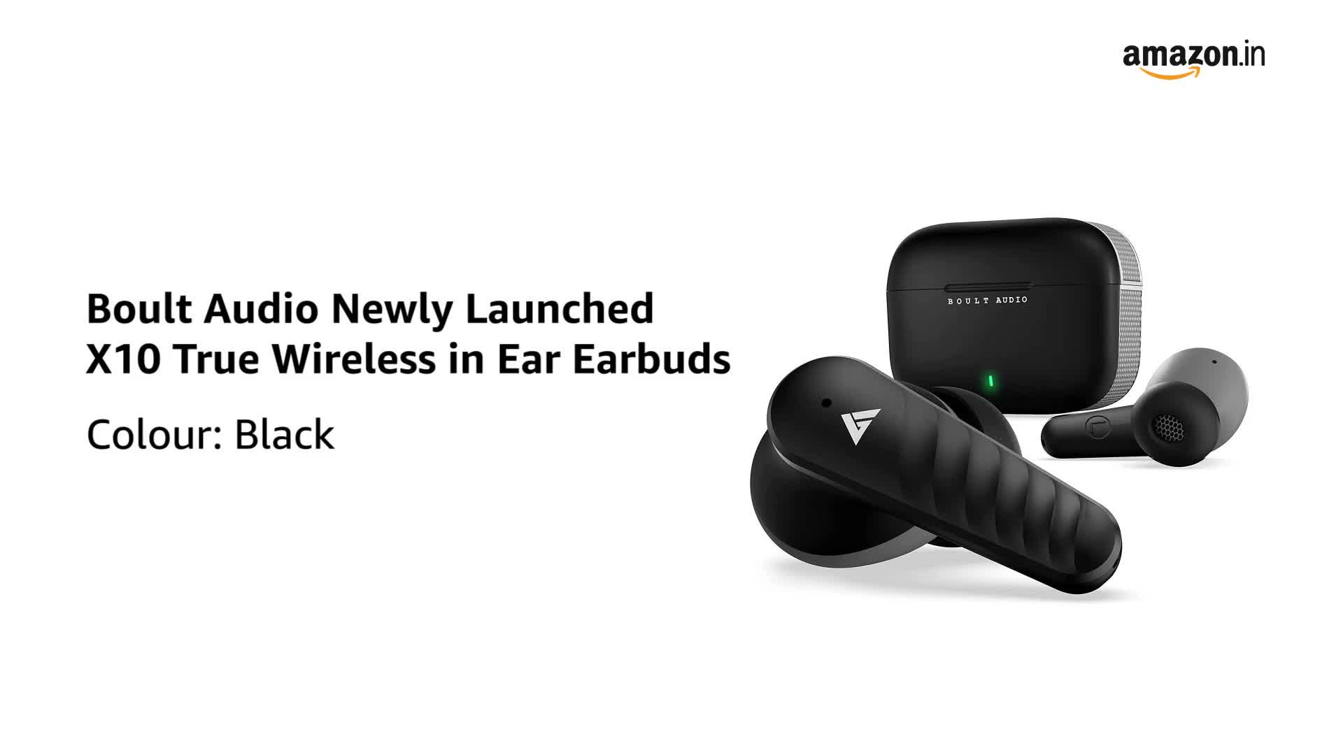 Boult Audio Newly Launched X10 True Wireless in Ear Earbuds with 45H ...