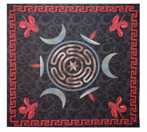 Amazon.com: Altar Cloth or Tarot Mat - Hekate's (Hecate) Wheel Altar ...
