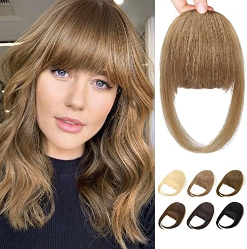 Amazon.com : DAN NING Clip in Bangs, Black Real Human Bangs Hair ...