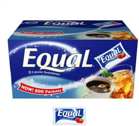 Amazon.com: Equal Zero Calorie Sweetener 800 Packets - Pack of 2 ...