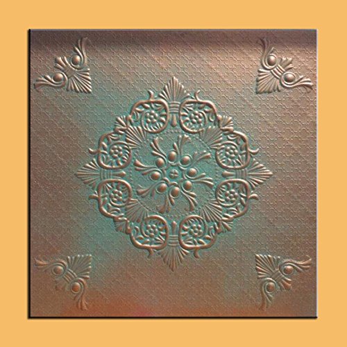 Antique Ceilings Inc - Savona Copper Patina - Styrofoam Ceiling Tile ...