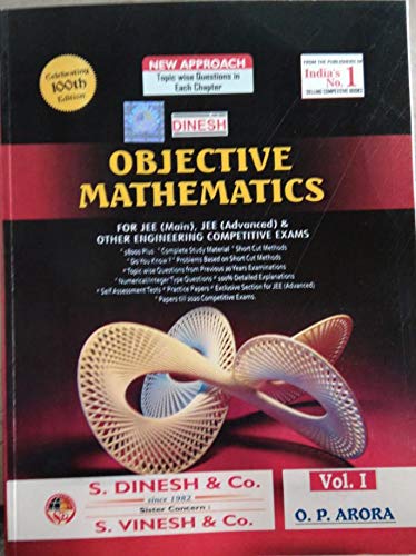 Buy Objective Mathematics For Neet & Jee(Main&Adv) Vol-1 Book Online at ...