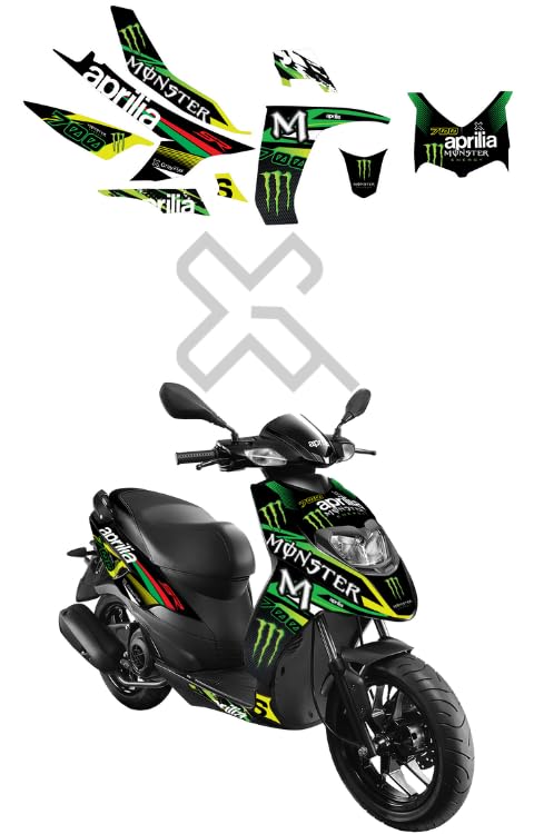 Grayfixx Full Body Sticker for Aprilia Storm | Aprilia SR150 Full ...