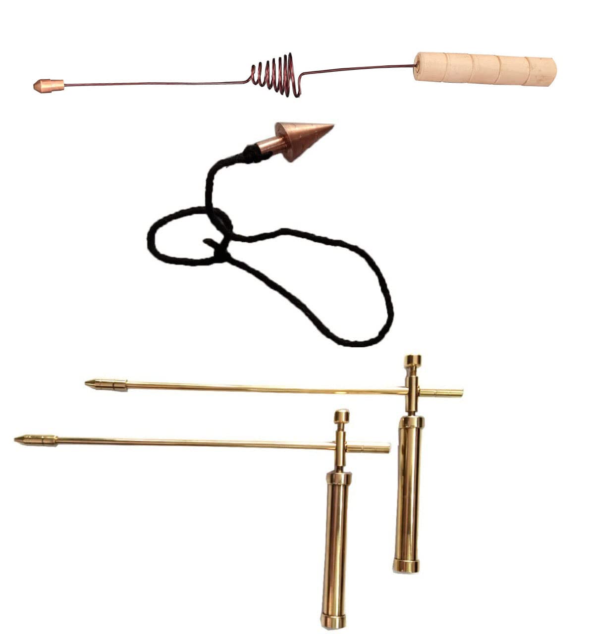 Buy Lapmart Complete Set of dowsing: Dowsing rods, Bobber and Pendulum ...