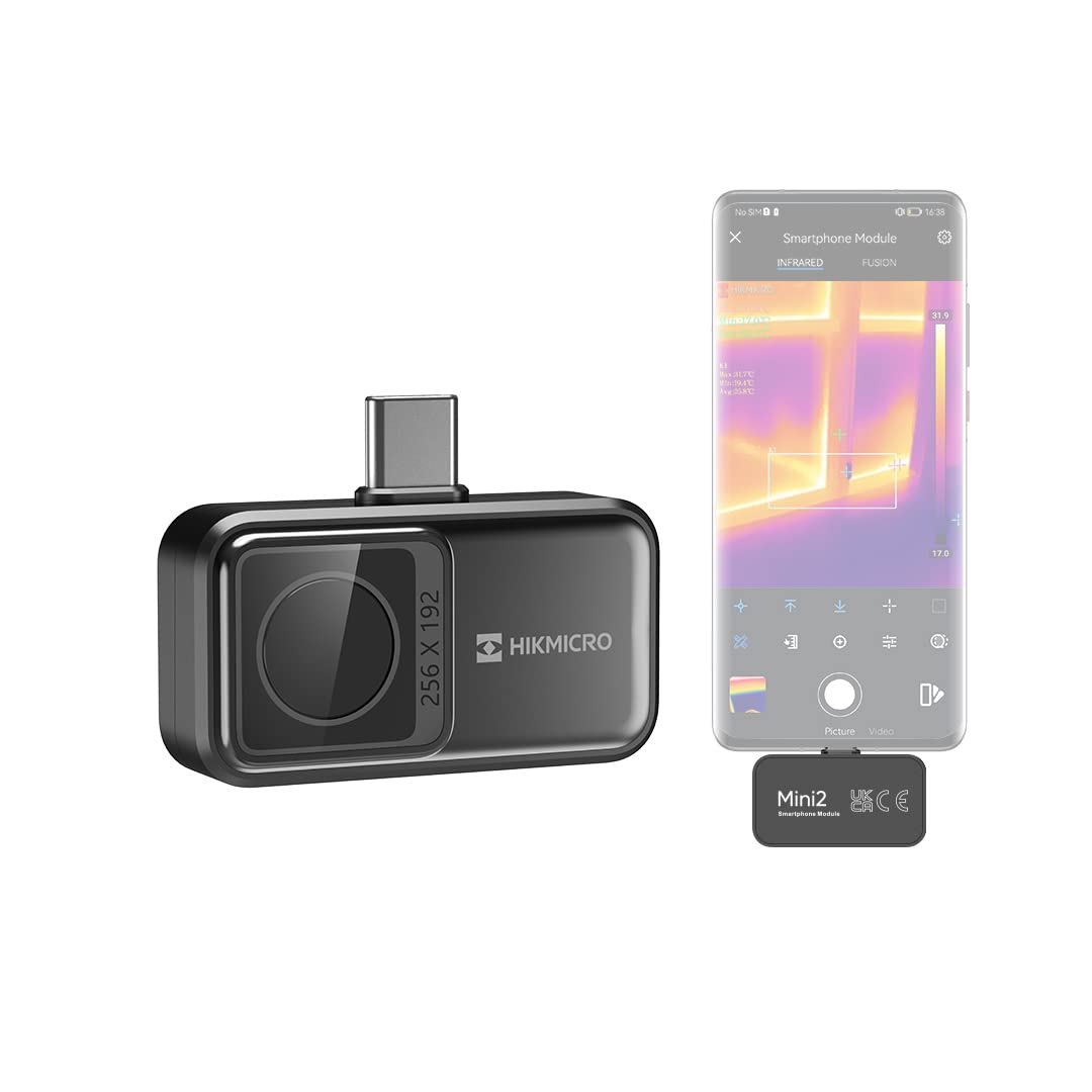 HIKMICRO Mini2 Thermal Imaging Camera for Android, 256 x 192 IR ...